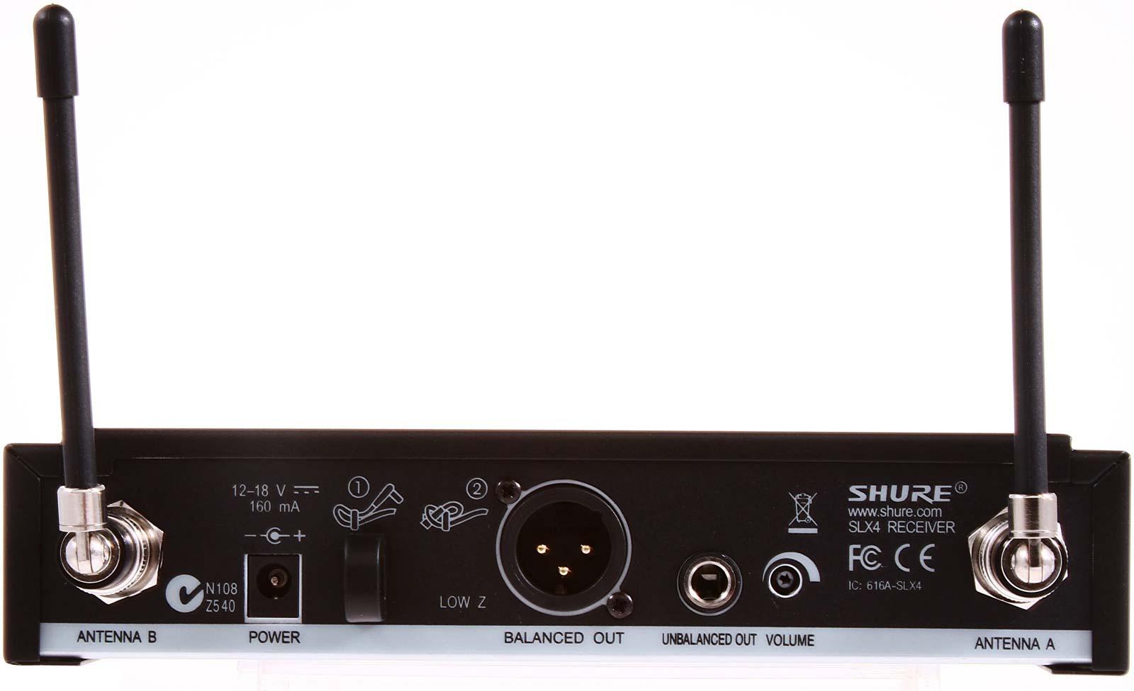 Shure SLX14/93 Sistema inalambrico de solapa serie SLX | Audio y video Shop